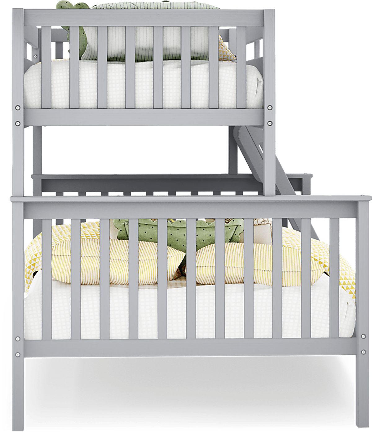 Springtown Gray Wash Twin/Full Bunk Bed | Rooms to Go