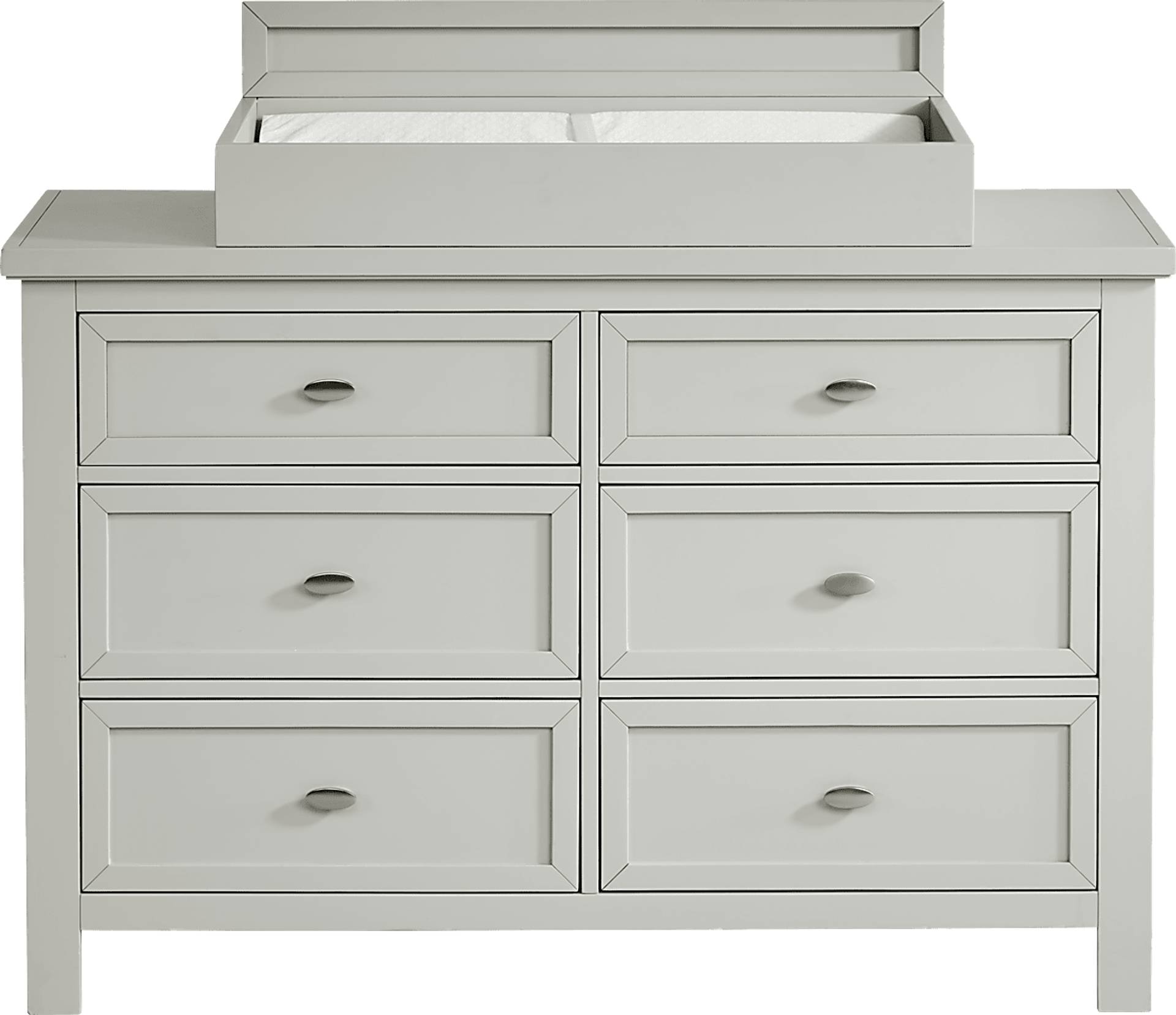 Starry Dreams 4 Pc Gray Bedroom Set With Dresser & Changing Set, Crib ...