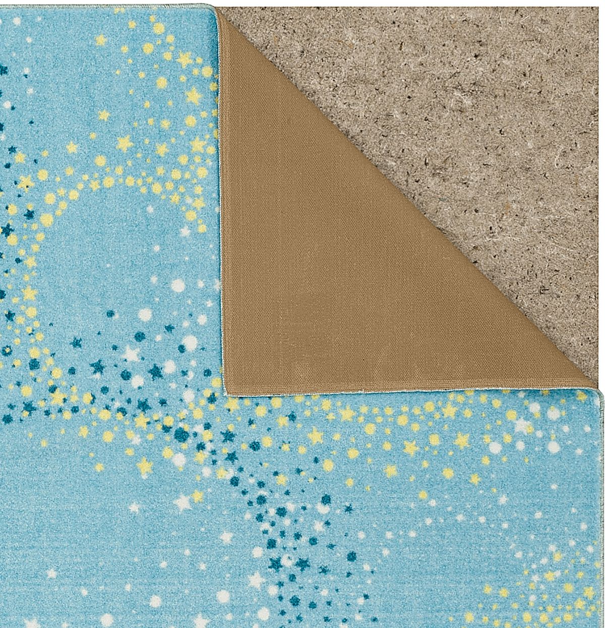 Starry Dreams Mickey Mouse Blue 8x10 Rug | Rooms to Go