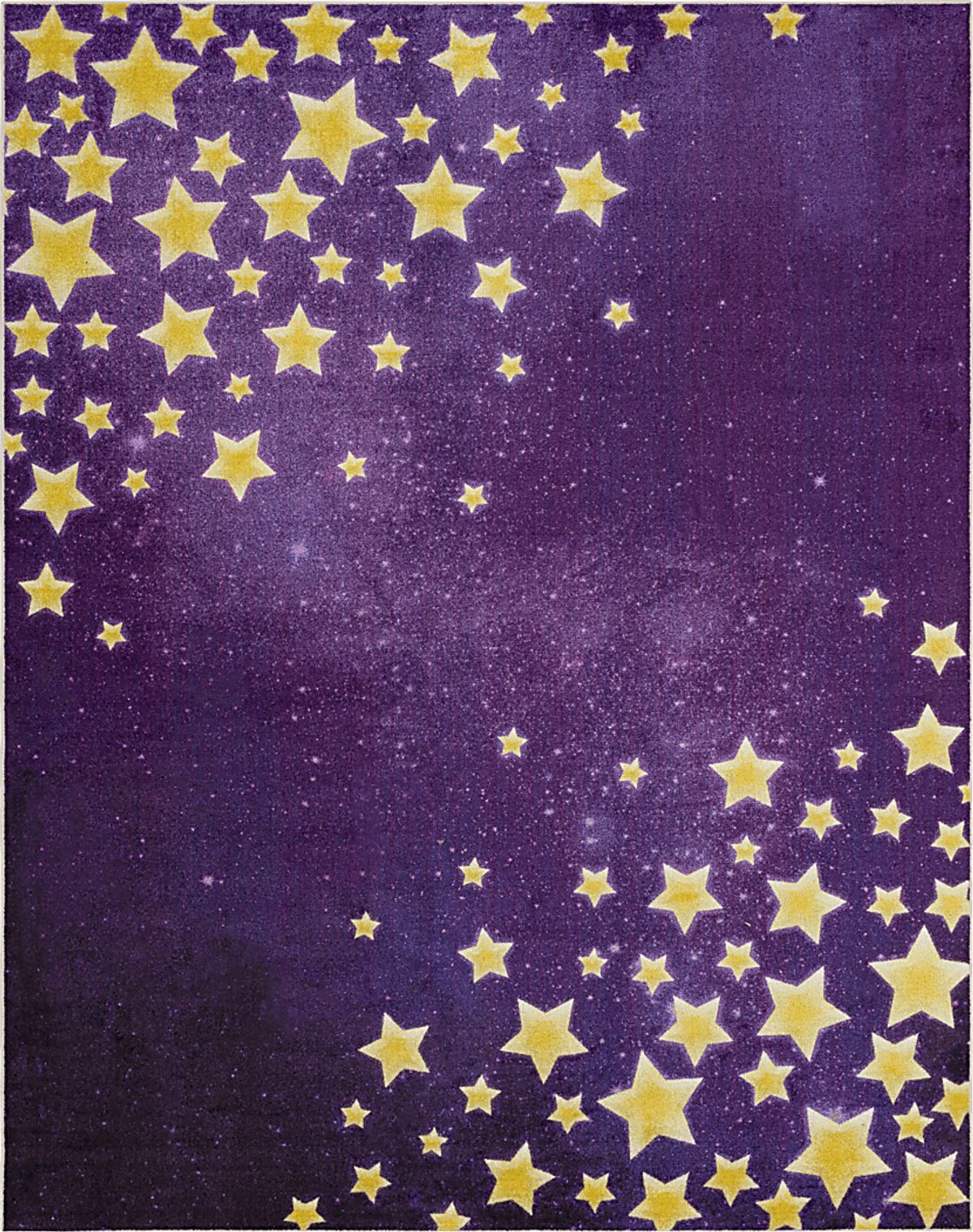 Starry Sky Purple Red Rug | Rooms to Go