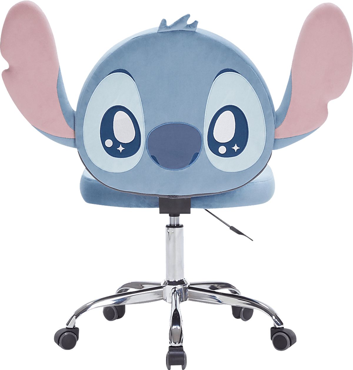 Stitch Swivel Vanity Chair Blue Polyester,Velvet Fabric,Plush Desk ...