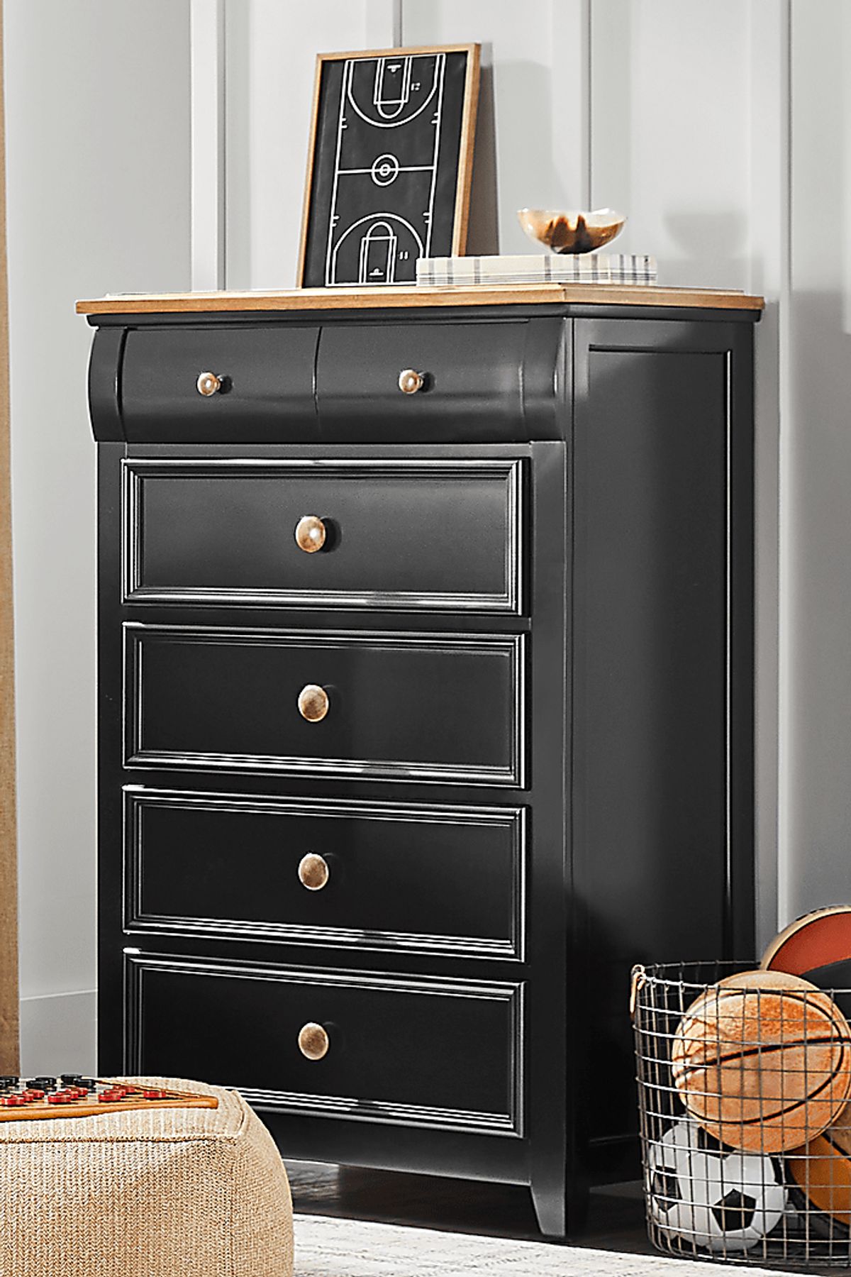 Sugar Hollow Black Black,Colors Chest | Rooms to Go