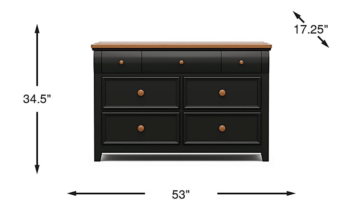 Sugar Hollow Black Black,Colors Dresser | Rooms to Go