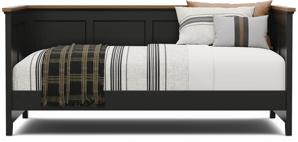 Sugar Hollow 5 Pc Black Black,Colors Twin Bedroom Set With Twin Daybed ...