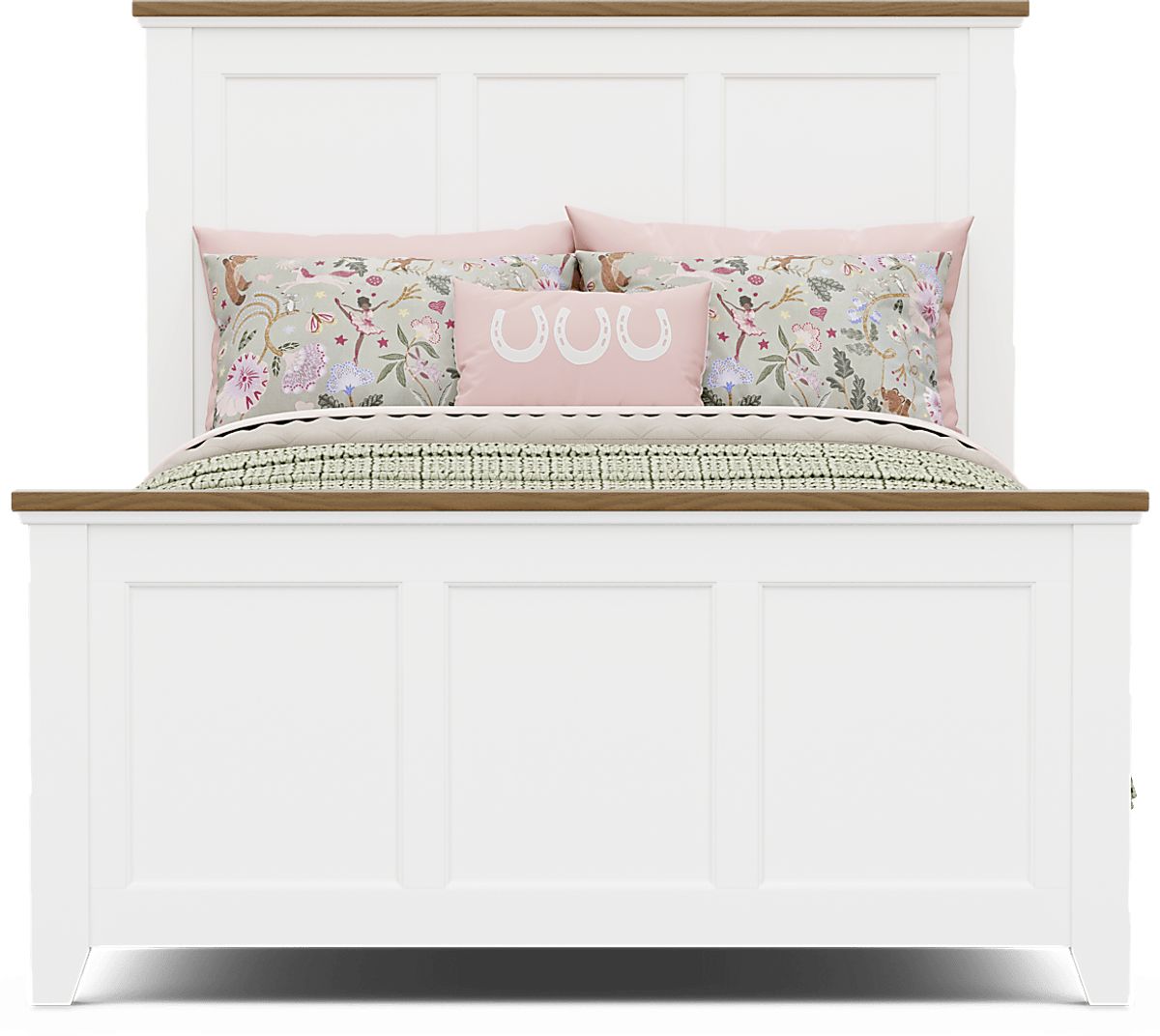 Sugar Hollow 5 Pc White Colors,White Full Bedroom Set With Dresser ...