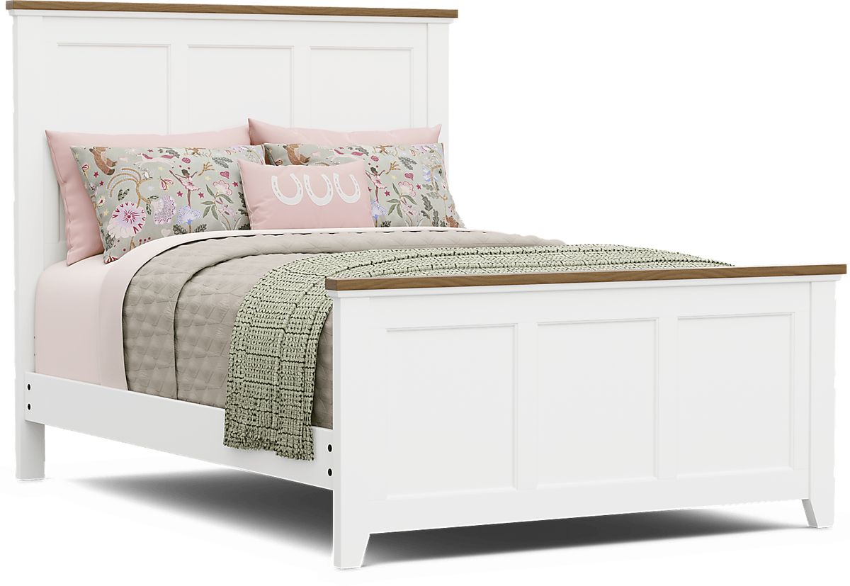 Sugar Hollow 5 Pc White Colors,White Full Bedroom Set With Dresser ...