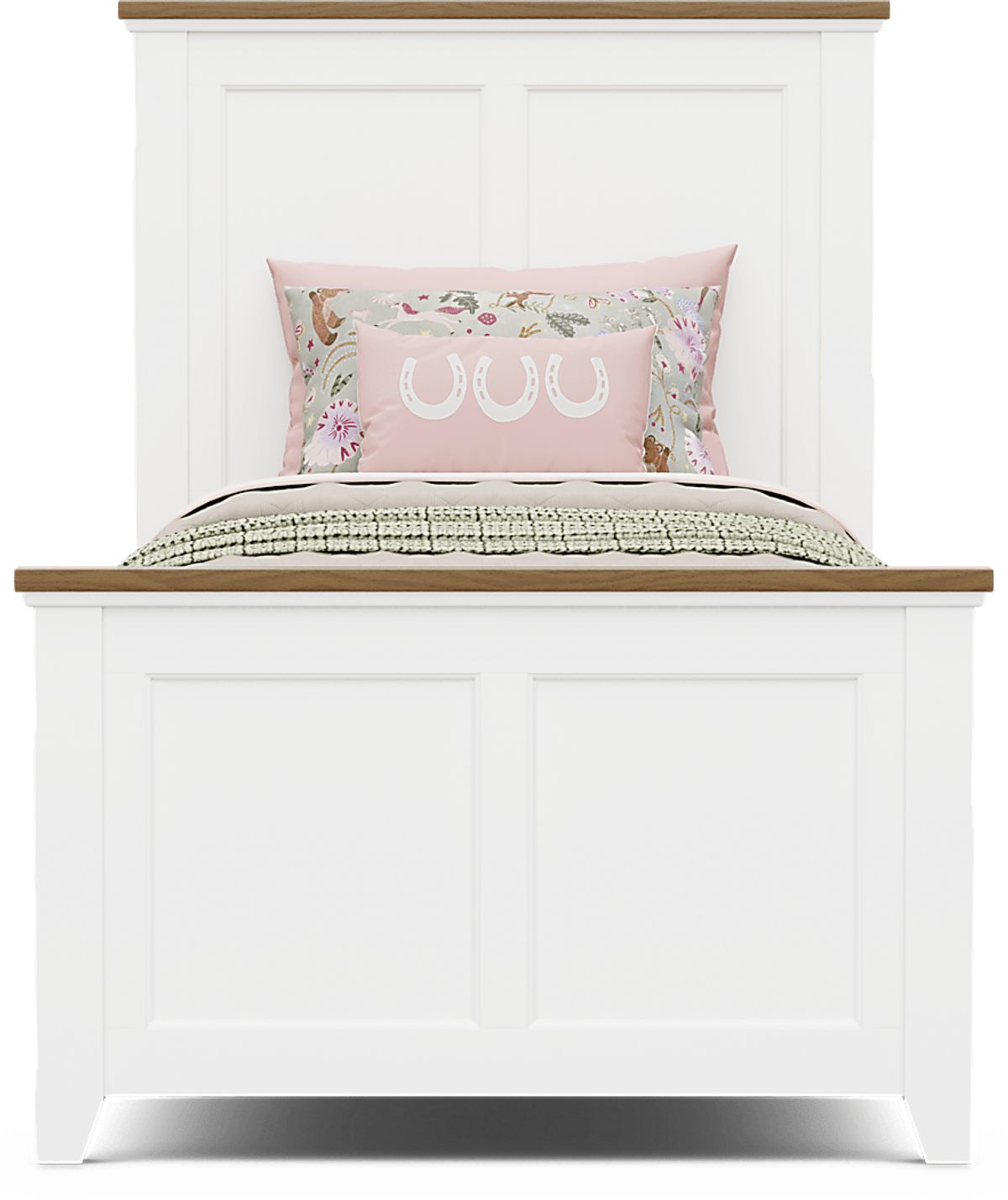 Sugar Hollow 3 Pc White Colors,White Twin Panel Bed | Rooms to Go