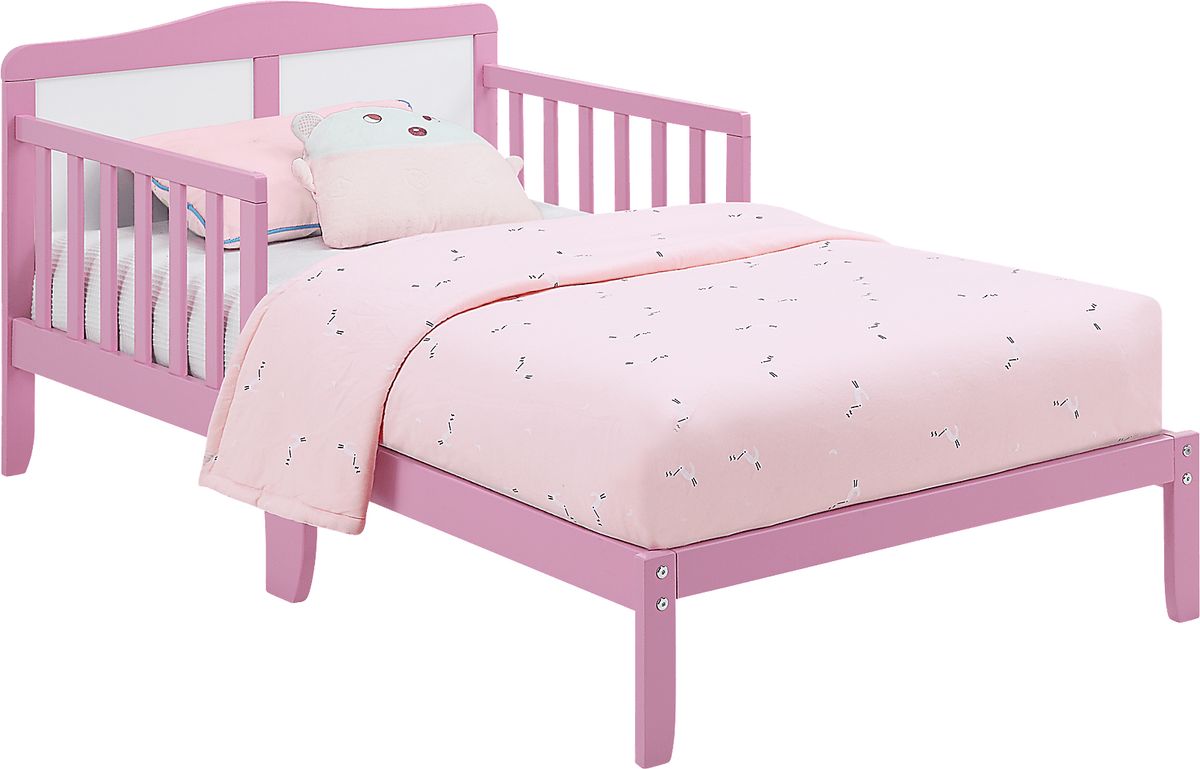 Trovia Pink Toddler Bed | Rooms to Go