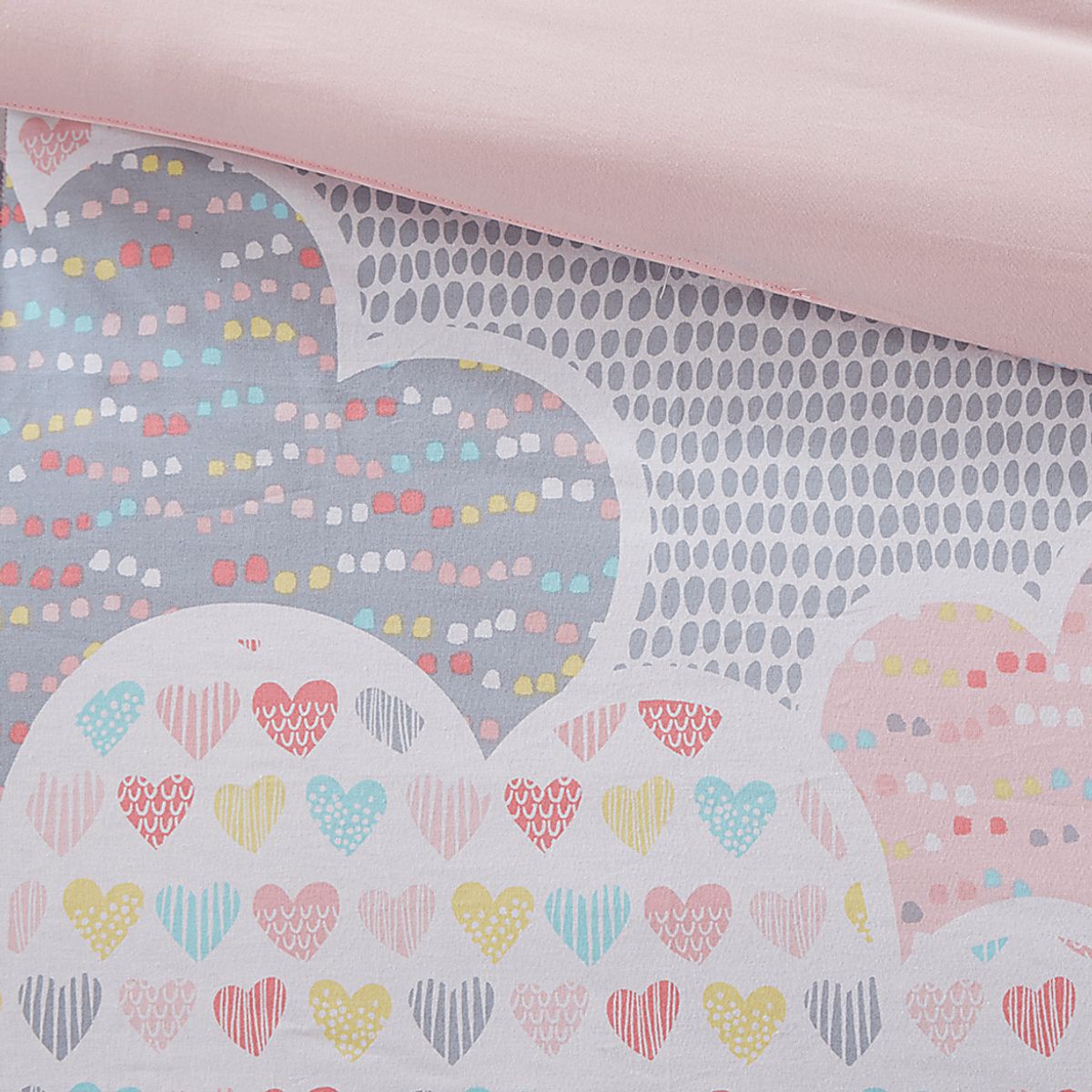Unicorn Clouds Pink Full/Queen Comforter Set | Rooms to Go