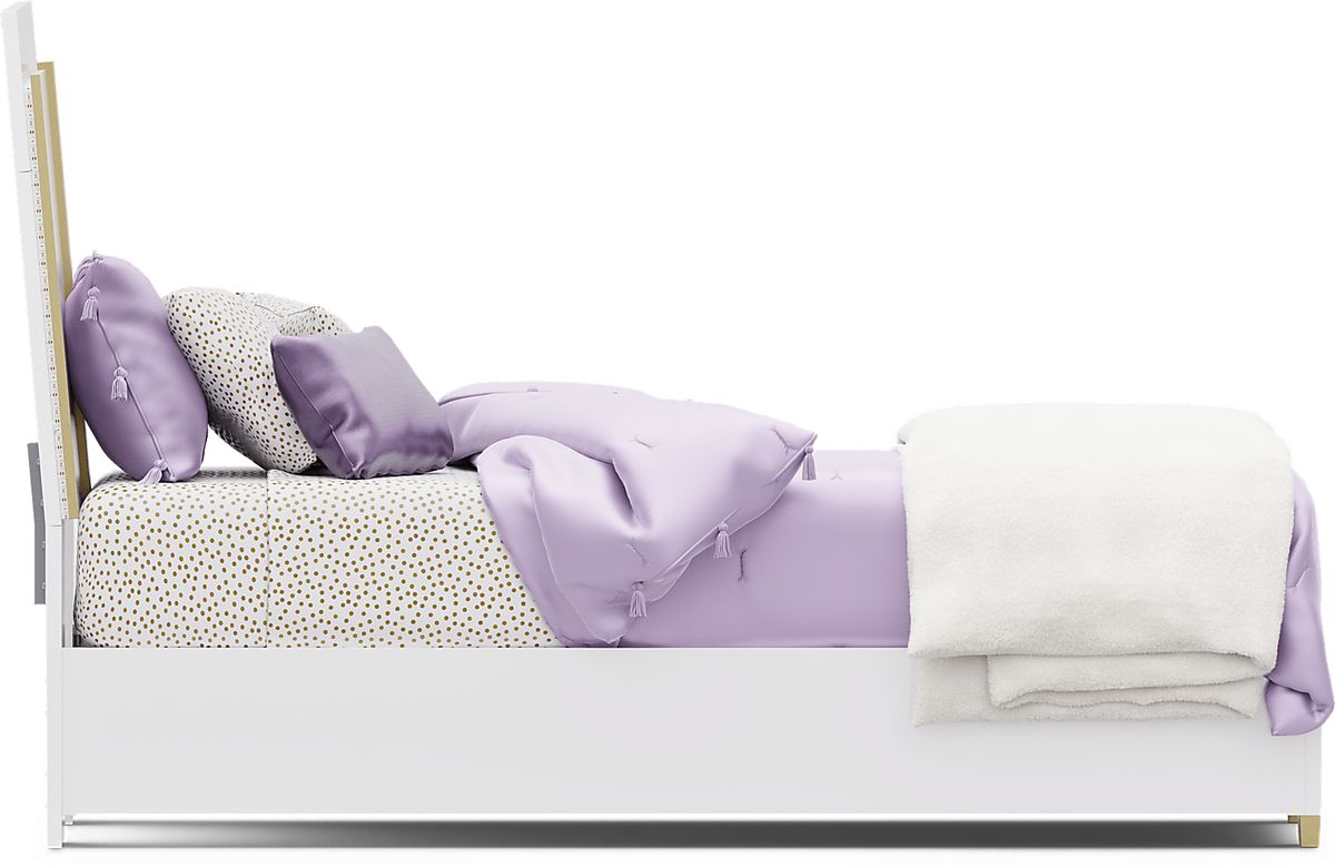 Valentina 5 Pc White Colors,White Twin Bedroom Set With Twin Bed ...