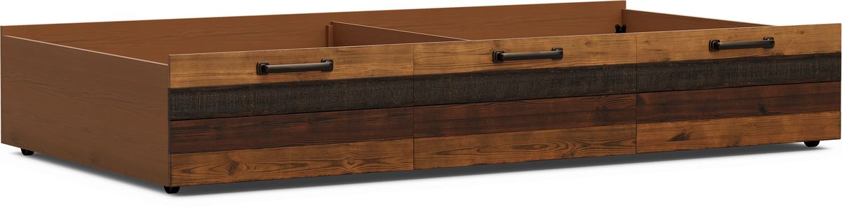 Westover Hills Jr. Brown Dark Wood Storage Trundle | Rooms to Go