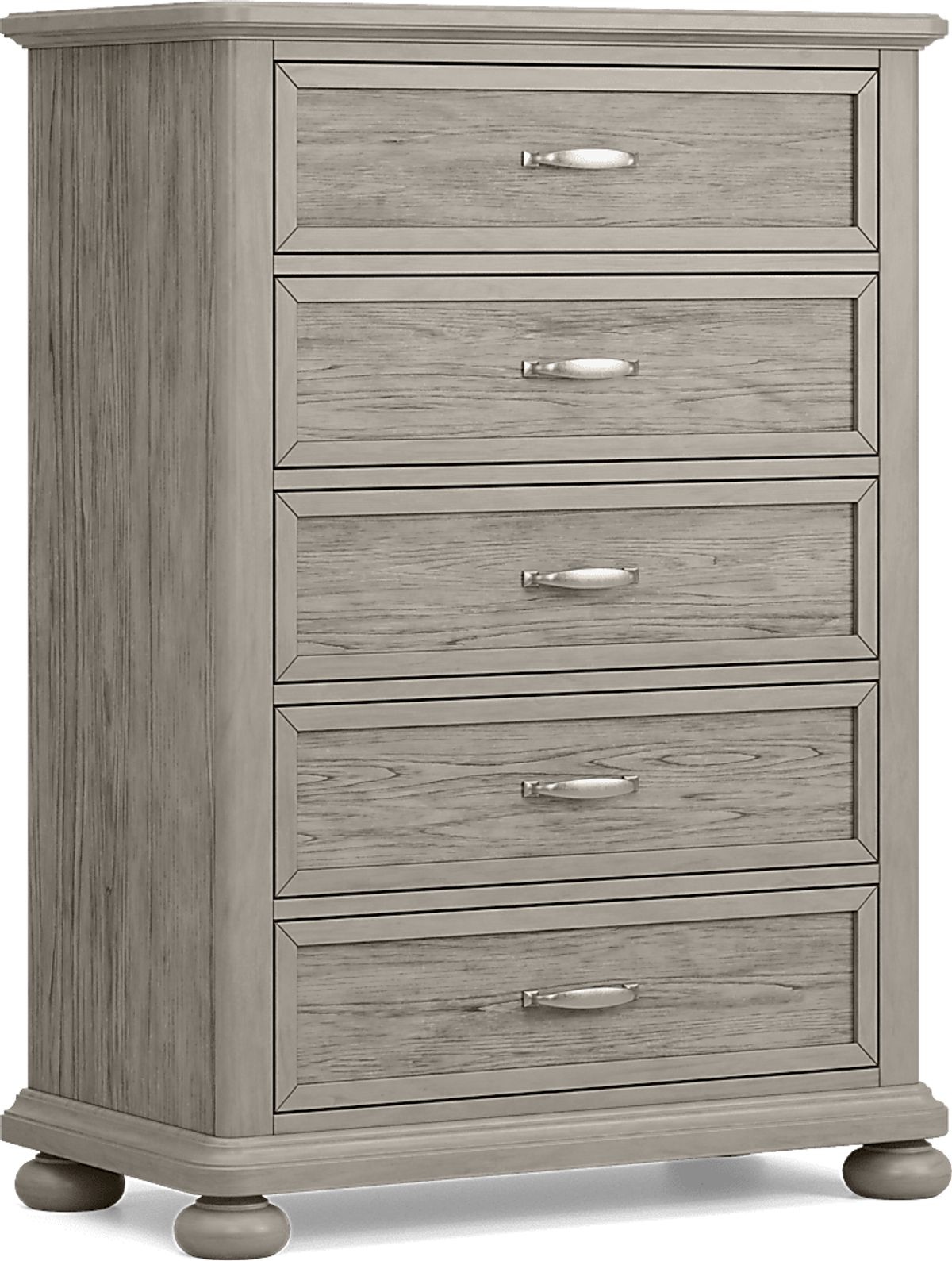 Woodland Adventures 5 Pc Gray Full Bedroom Set With Full Bed, Chest ...