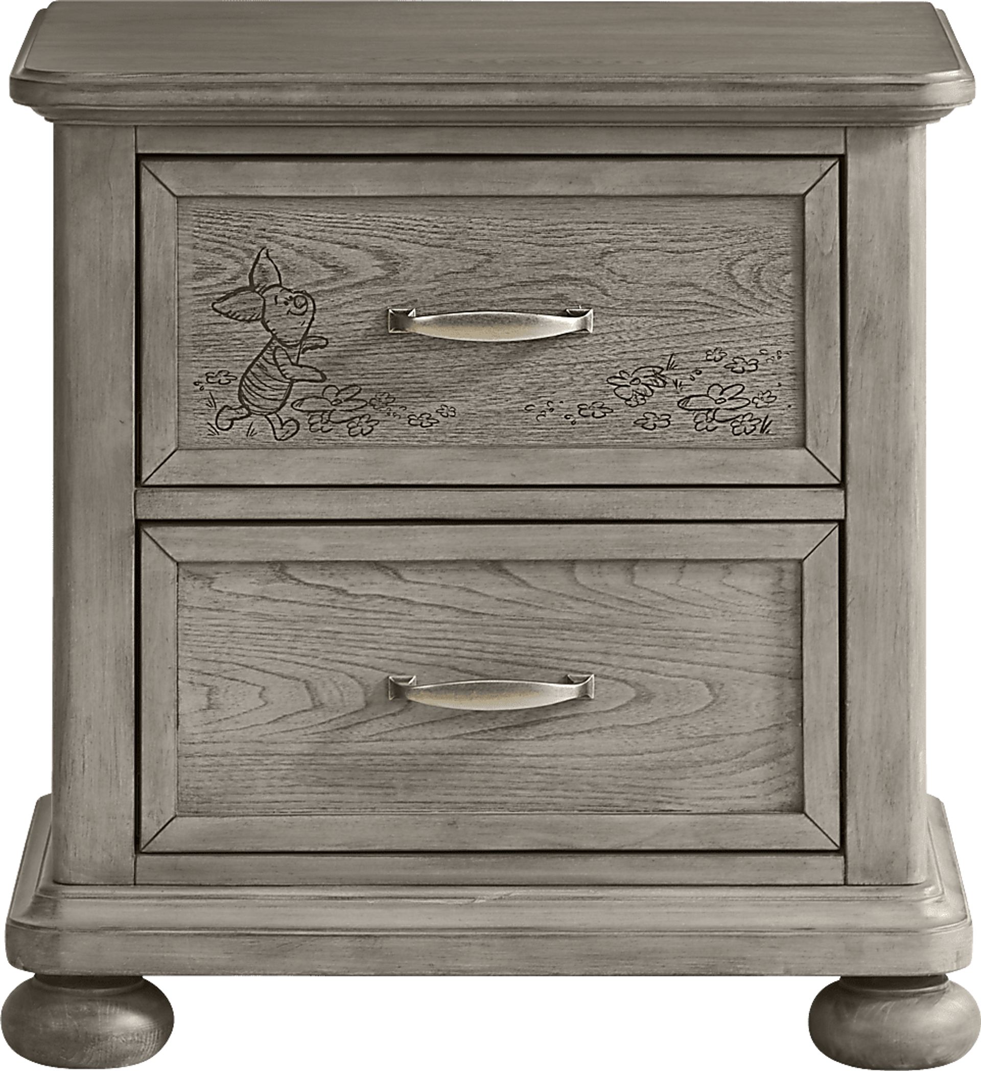 Disney Woodland Adventures With Winnie The Pooh Gray Nightstand | Rooms ...