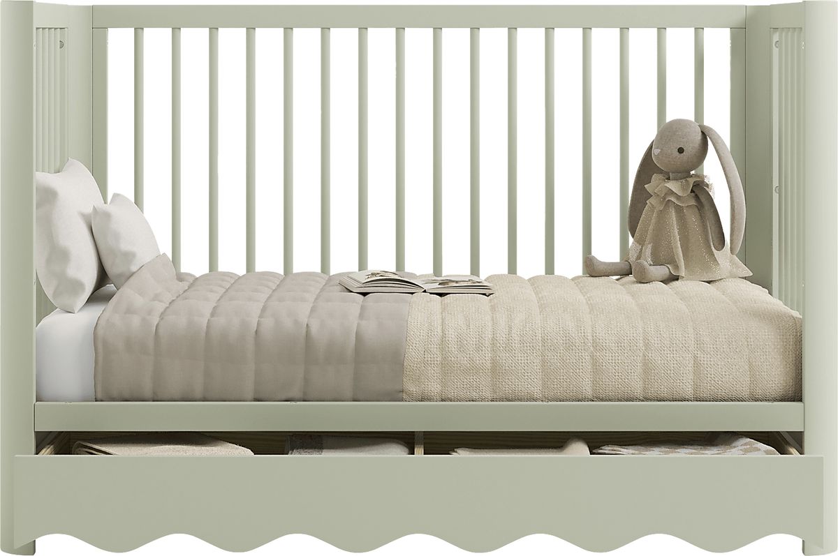 Zoana Sage Colors Crib | Rooms to Go