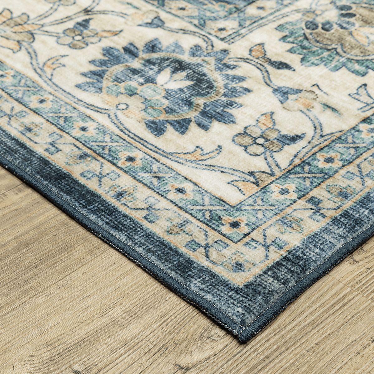 Zolly Blue,Ivory Beige,Blue Rugs | Rooms to Go