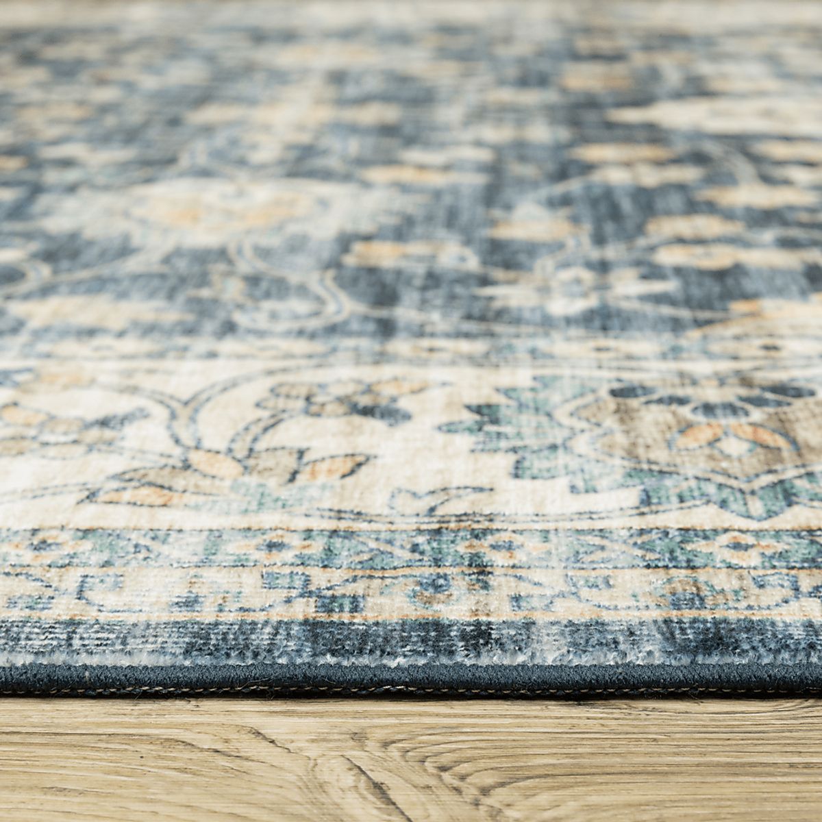Zolly Blue,Ivory Beige,Blue Rugs | Rooms to Go