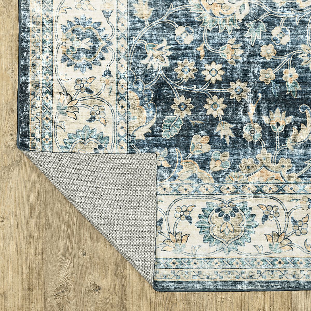 Zolly Blue,Ivory Beige,Blue Rugs | Rooms to Go