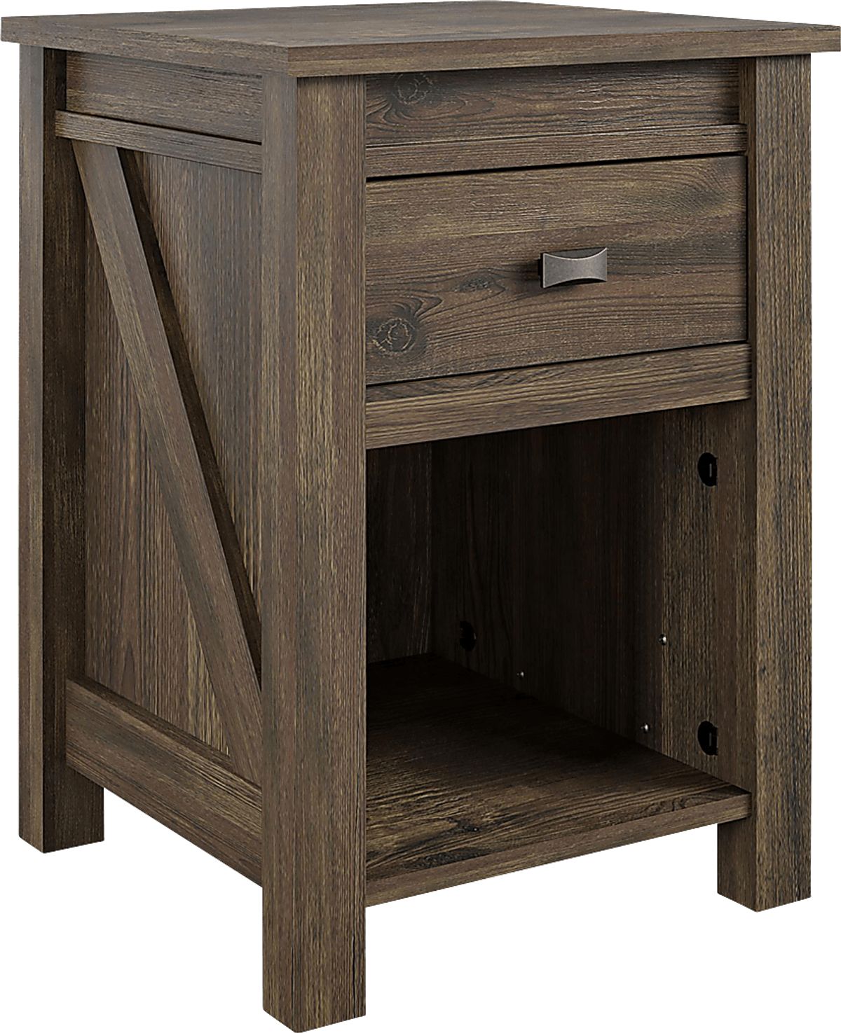 Keidel Brown Dark Wood Nightstand | Rooms to Go