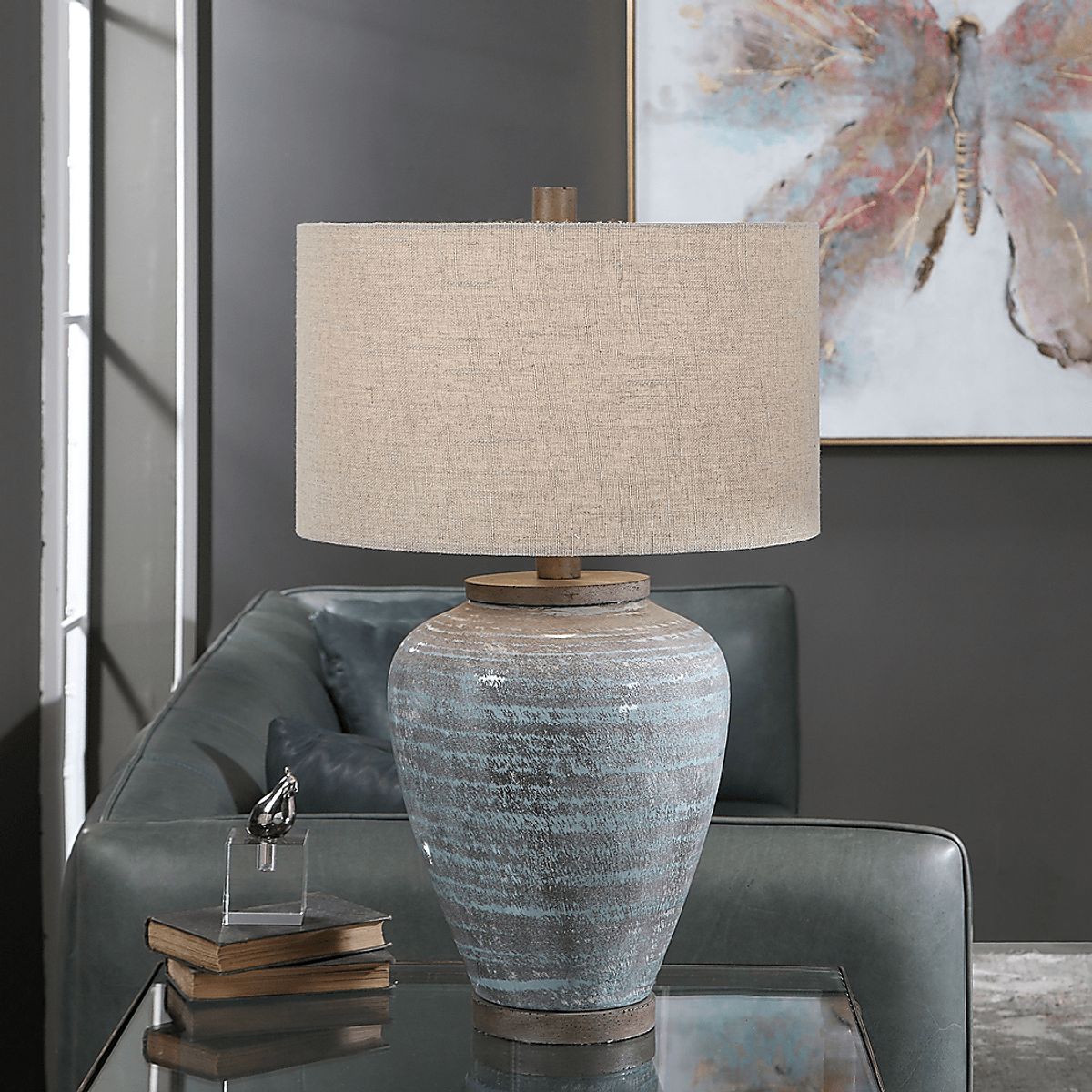 Kiko Park Blue Table Lamp | Rooms to Go