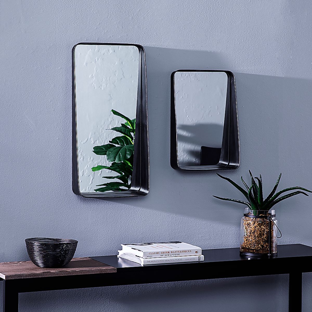 Kilbirnie Black Black,Colors Mirror, Set Of 2 | Rooms to Go