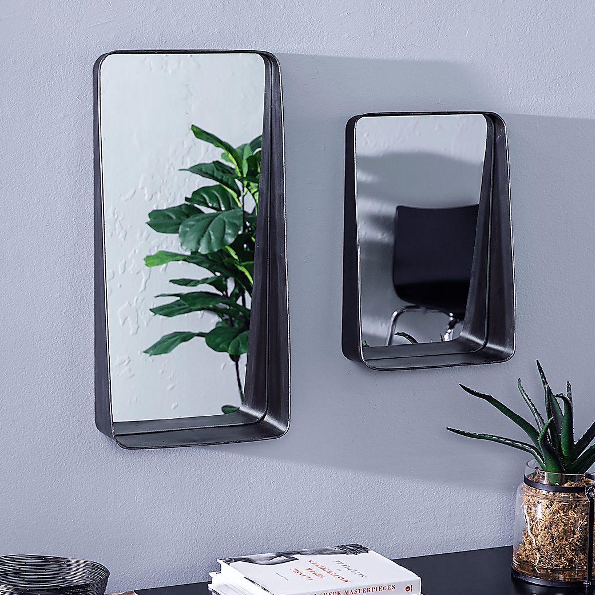 Kilbirnie Black Black,Colors Mirror, Set Of 2 | Rooms to Go