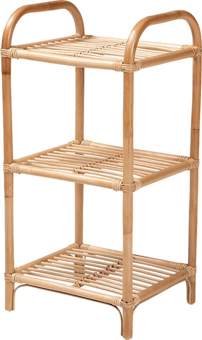 Kilmarnock Brown 3 Tier Display Shelf - Rooms To Go