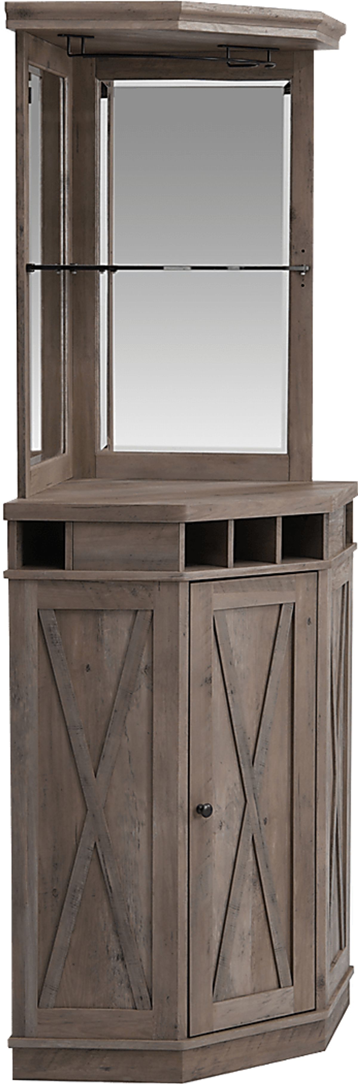 Kilso Gray Bar Cabinet | Rooms to Go
