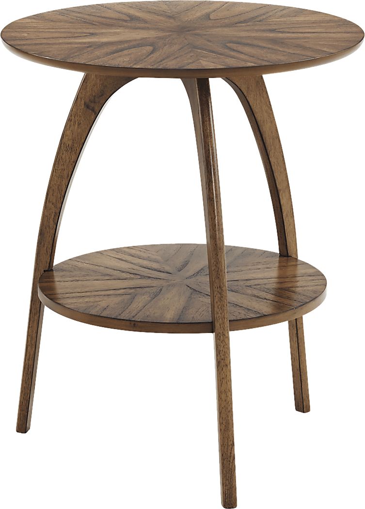 Kimba Brown Dark Wood End Table | Rooms to Go