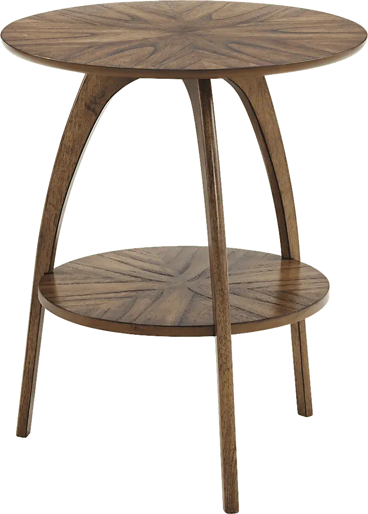 Kimba Brown Dark Wood End Table | Rooms to Go