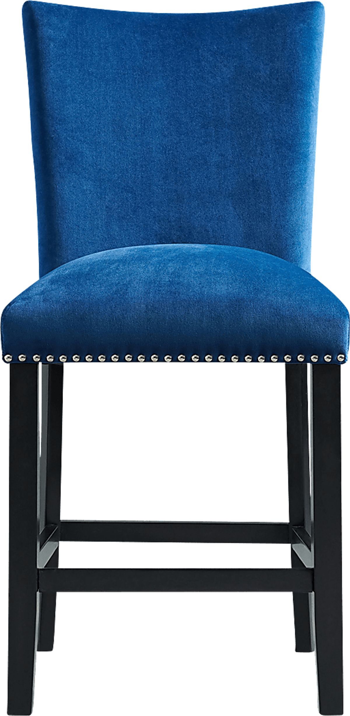 Kimlie Blue Polyester Fabric Counter Stool Set Of 2 | Rooms to Go