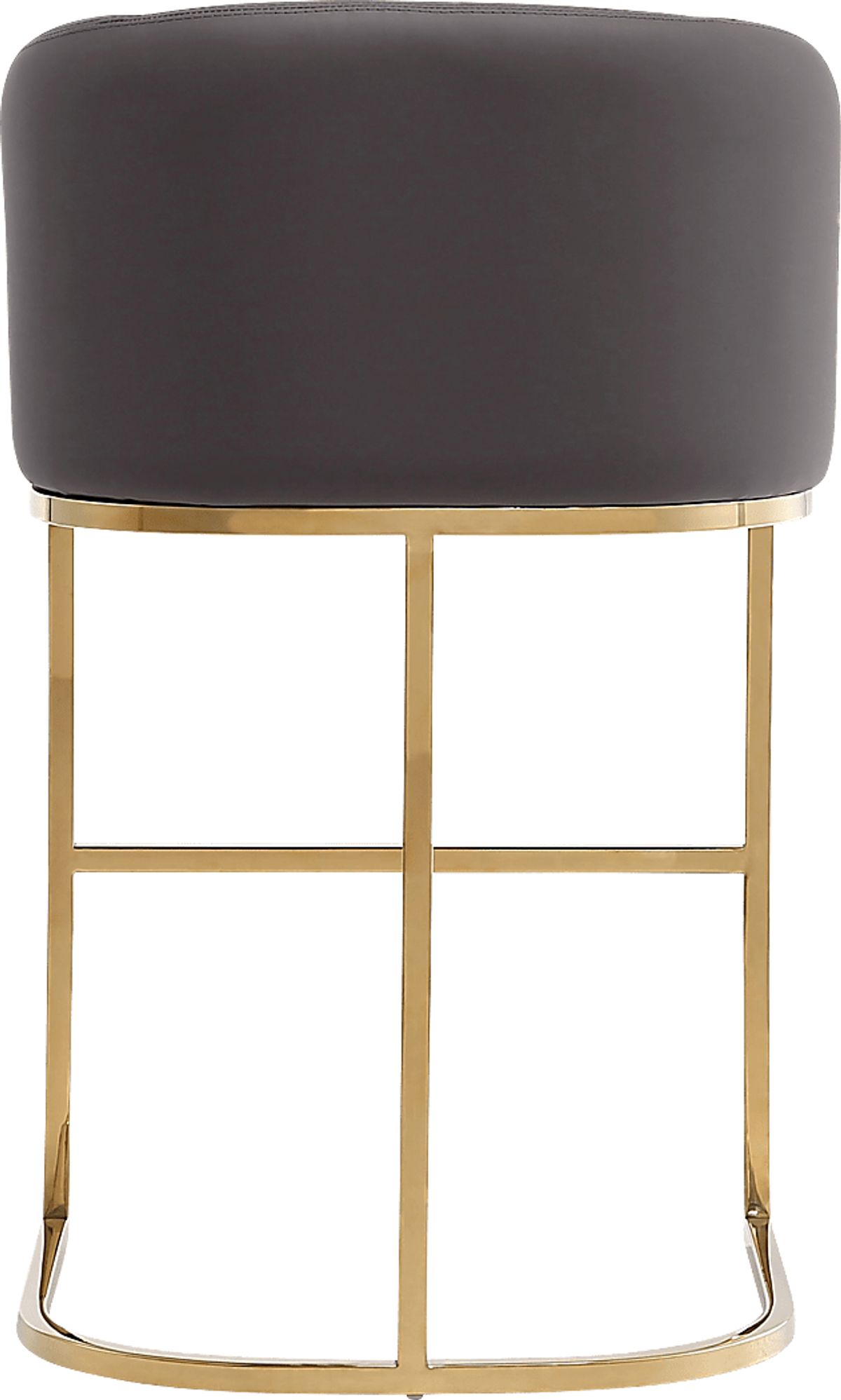 Kimron Gold Colors,Metal Gray Barstool | Rooms to Go