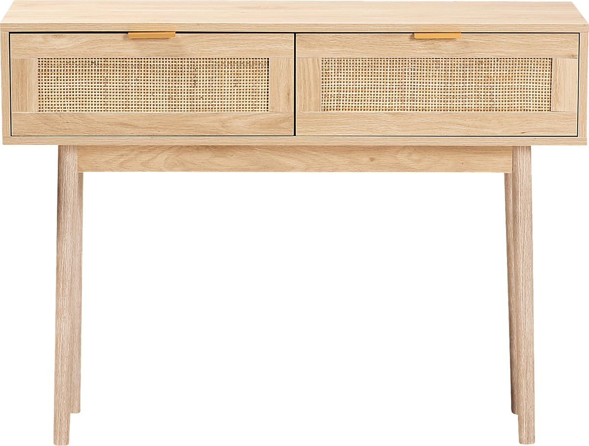 Kincell Brown Dark Wood Sofa Table | Rooms to Go