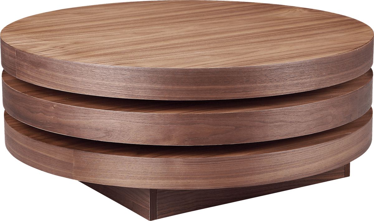 Kinsman Brown Dark Wood Cocktail Table | Rooms to Go