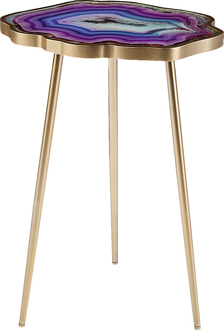 Kinzieway Purple Colors Accent Table | Rooms to Go