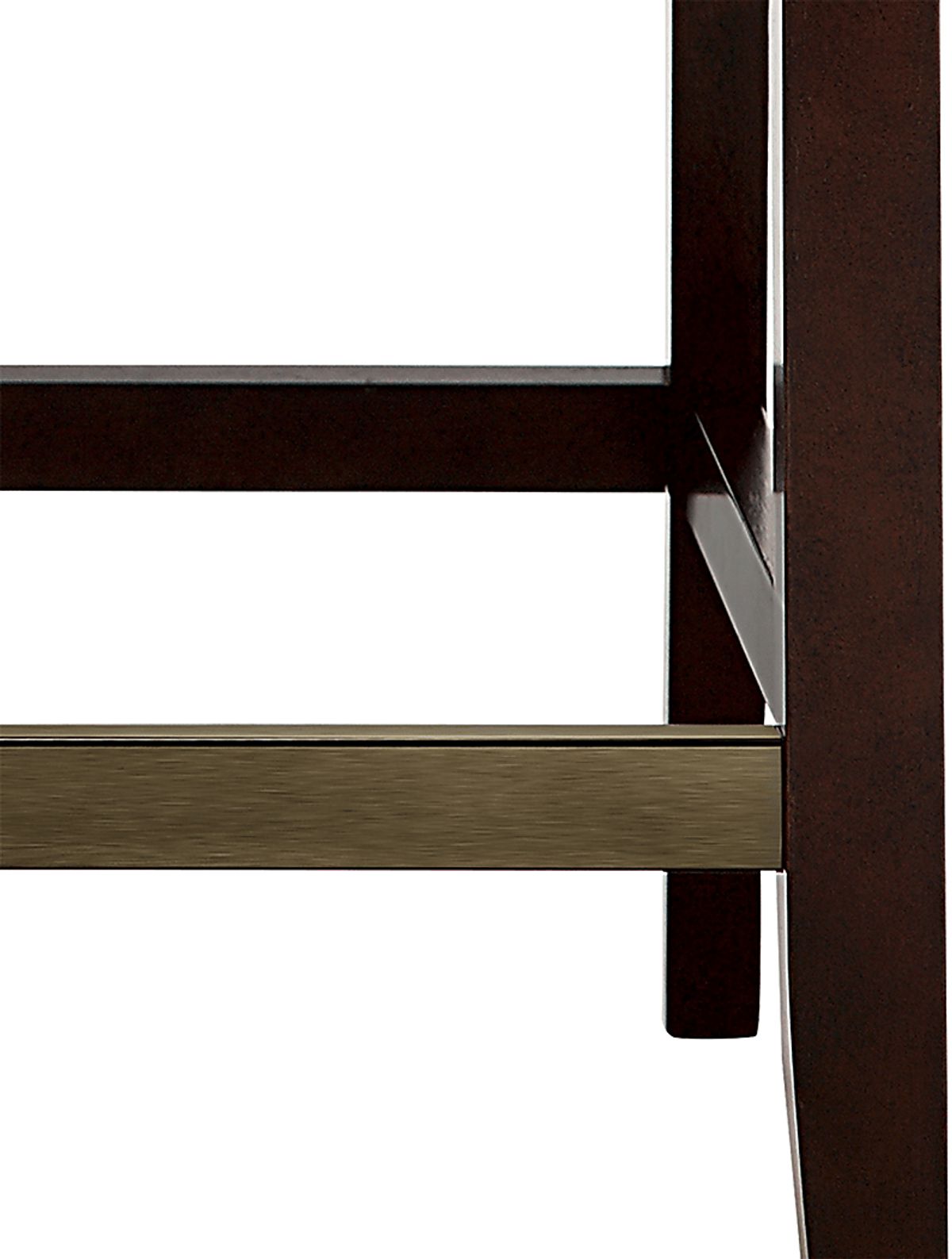 Kitmore Espresso Dark Wood Blue Counter Height Stool | Rooms to Go