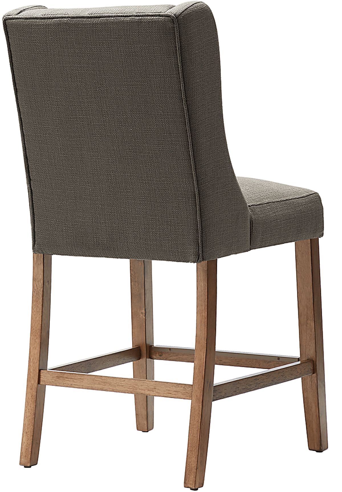 Kitmore Brown Dark Wood Charcoal Black,Gray Counter Height Stool ...