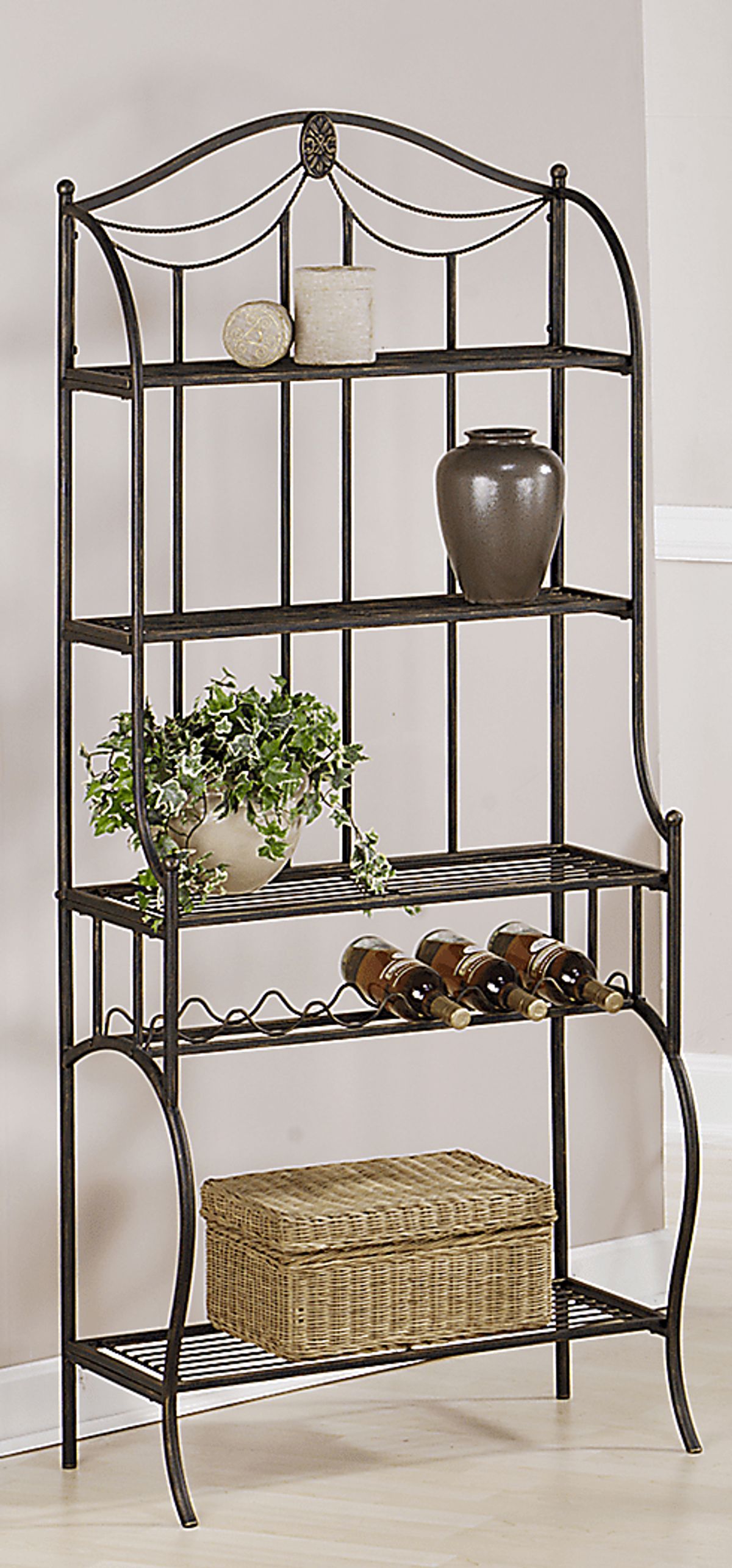 Klinedales Black Black,Colors Baker Rack | Rooms to Go