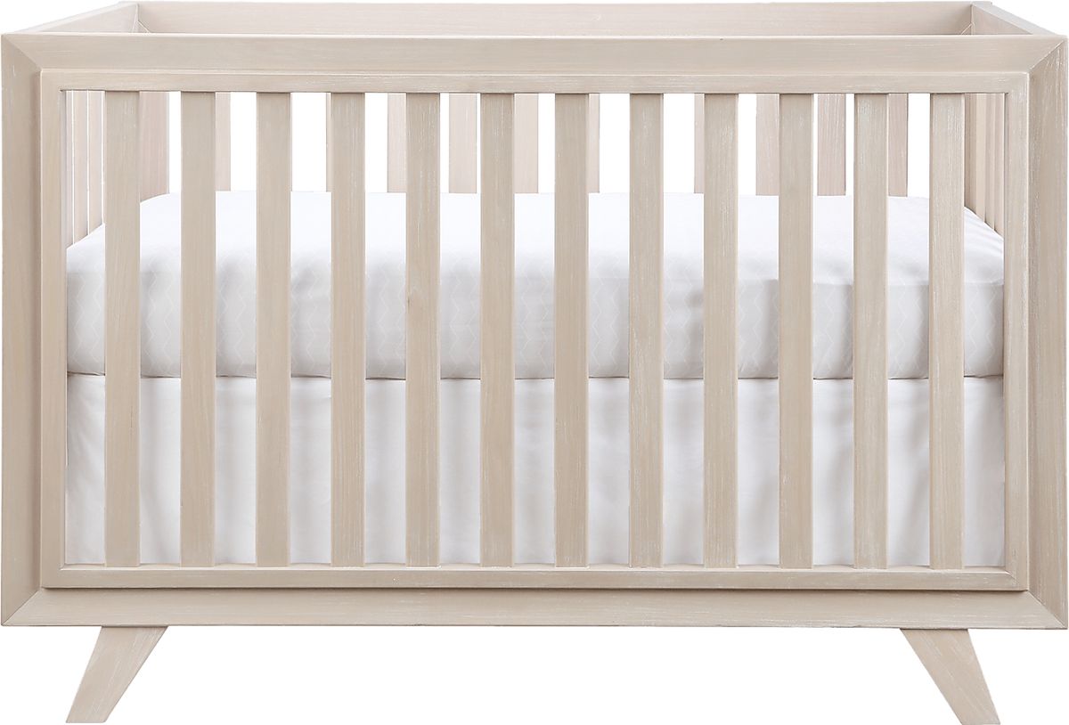 Kloe Beige Colors,Light Wood,White Convertible Crib | Rooms to Go