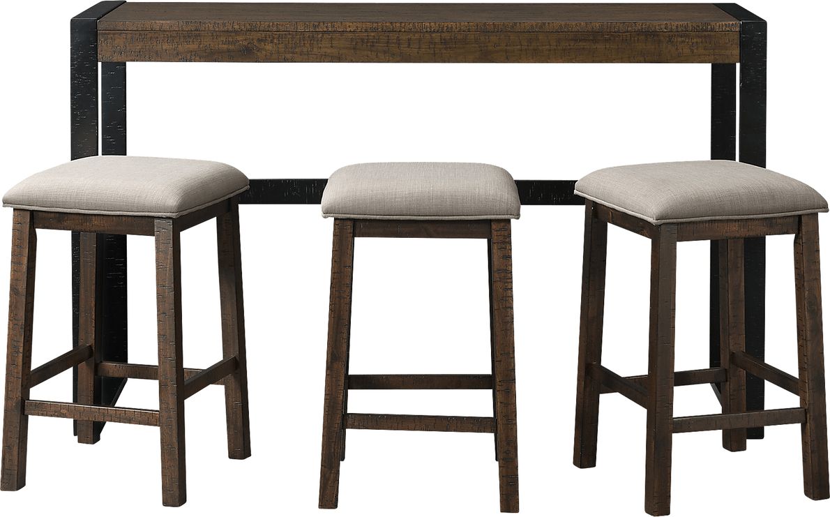 Knobdale Brown Bar Table Set - Rooms To Go