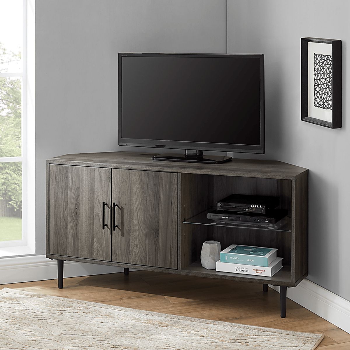 Knollhaven Gray 48" Console | Rooms to Go