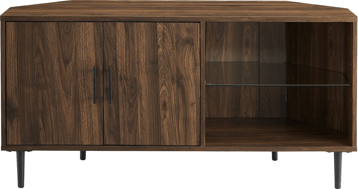 Knollhaven Walnut Dark Wood 48" Console | Rooms to Go