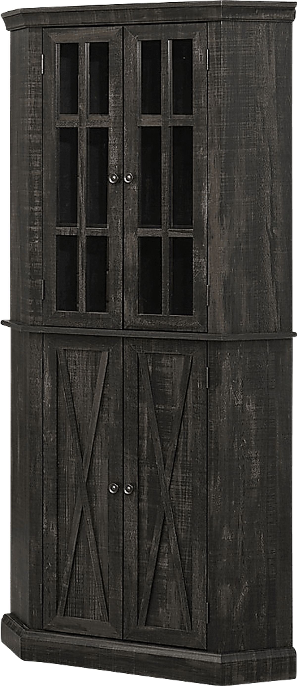 Kolman Charcoal Gray Bar Cabinet | Rooms to Go