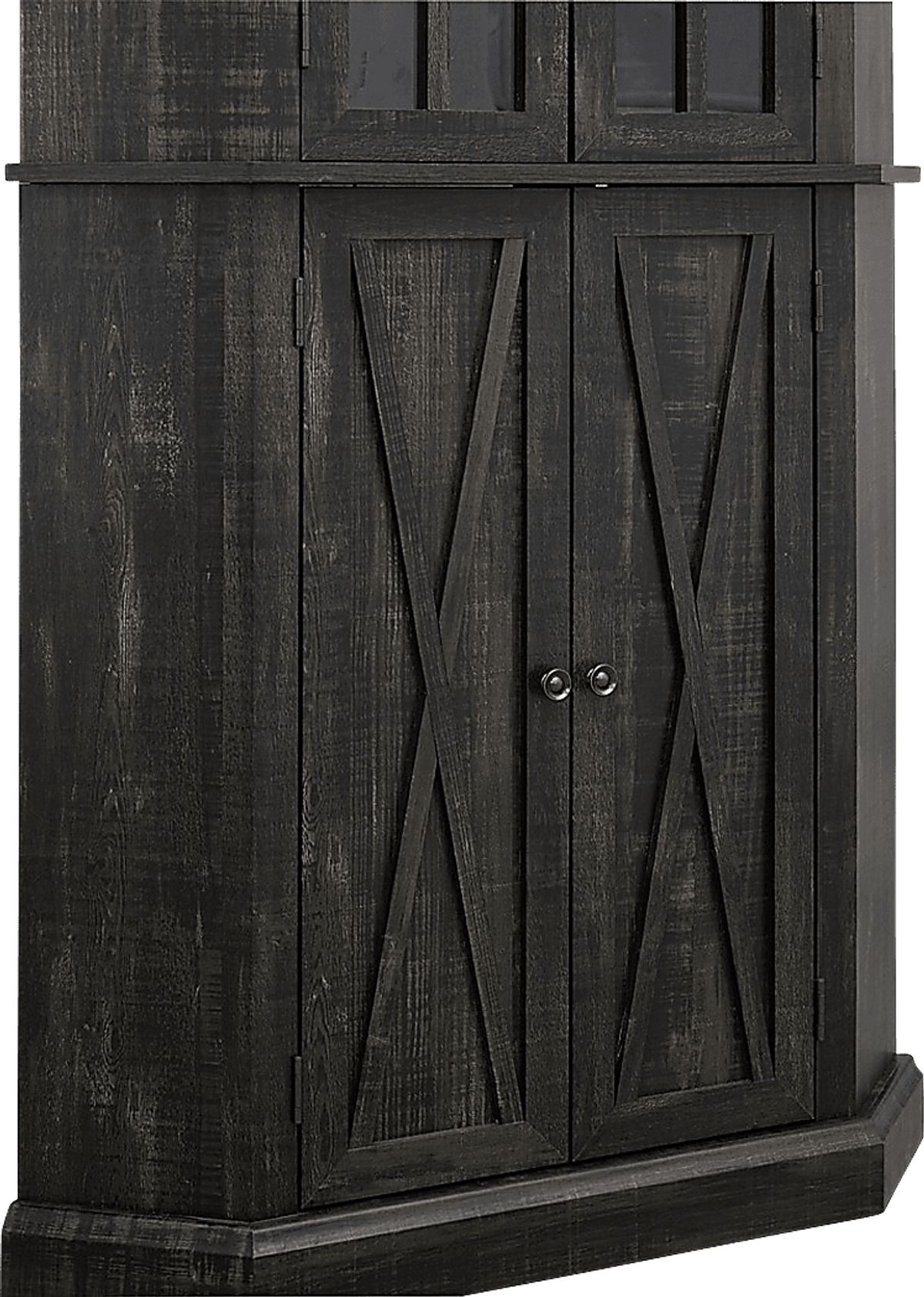 Kolman Charcoal Gray Bar Cabinet | Rooms to Go