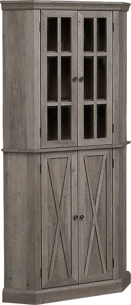 Kolman Gray Bar Cabinet - Rooms To Go