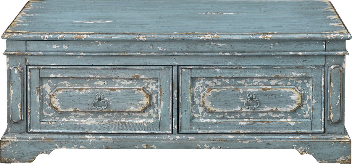 Kraddle Blue Cocktail Table - Rooms To Go