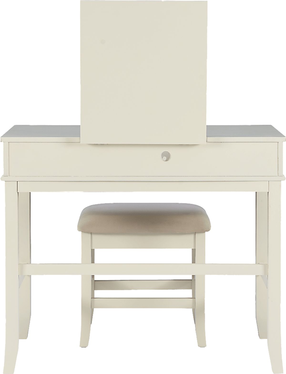 Kraimer Beige Colors,Light Wood,White Vanity | Rooms to Go
