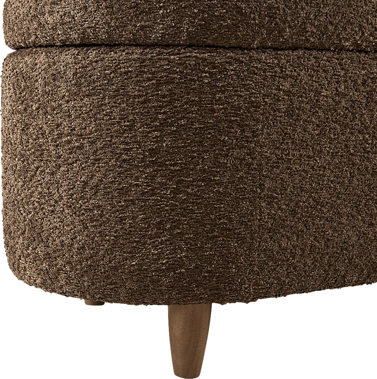 Kristencreek Brown Polyester Fabric Storage Bench | Rooms to Go