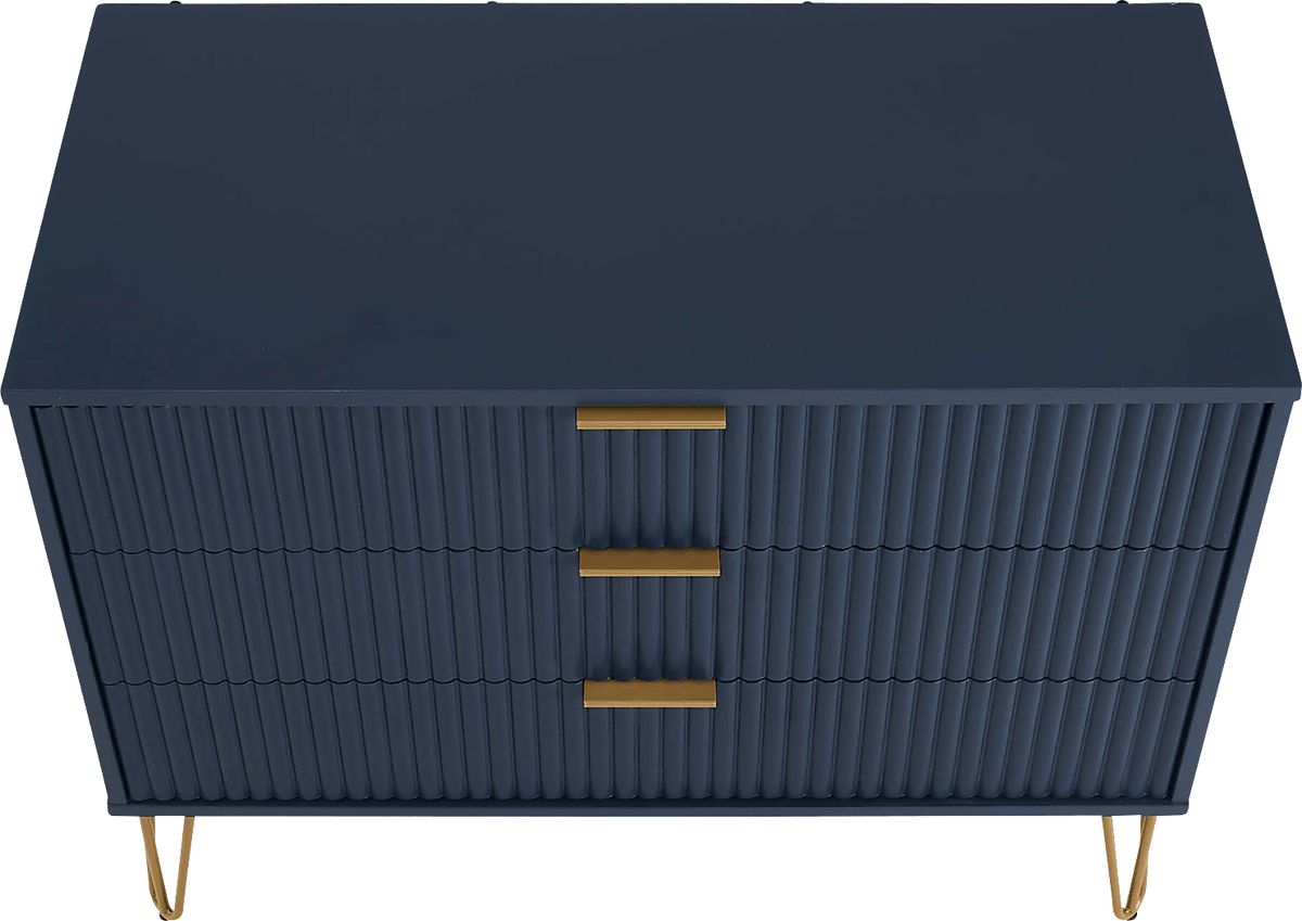 Kroc V Midnight Blue Dresser | Rooms to Go