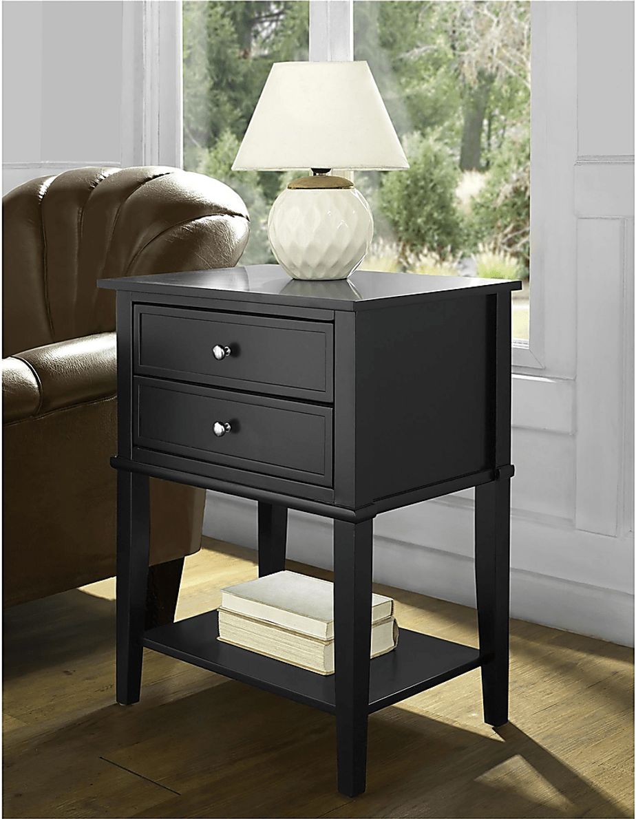 Kuhle Black Accent Table - Rooms To Go