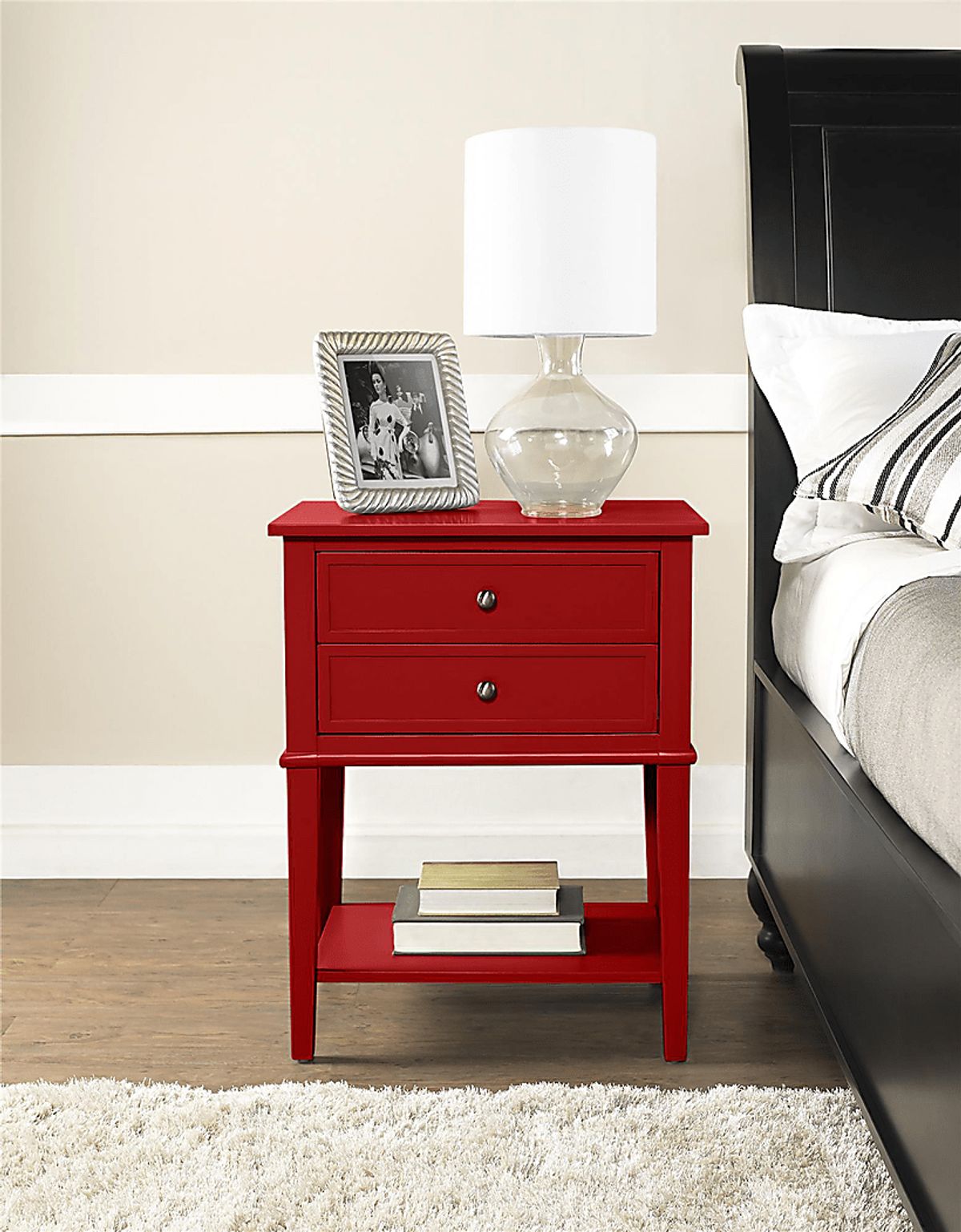 Kuhle Red Colors Accent Table | Rooms to Go